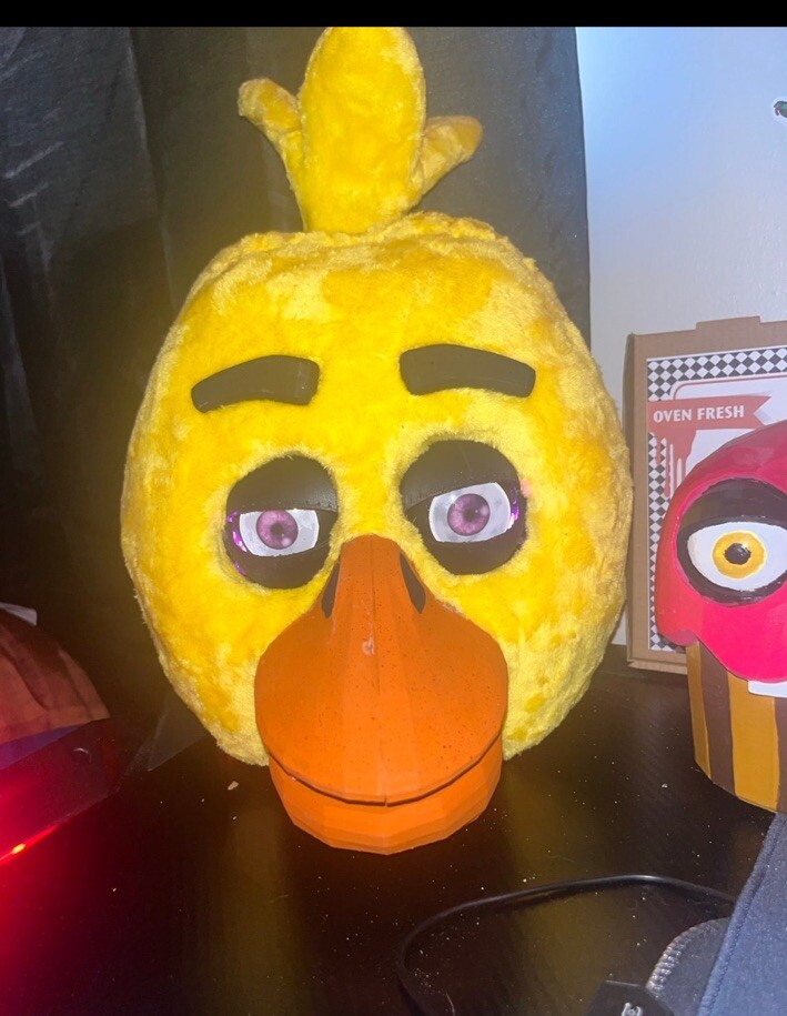 Chicka Display Head With Lit Eyes READ DESCRIPTION | eBay