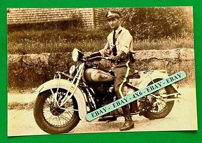 Found 4X6 Photo of Old Indian Police Motorcycle Cop | eBay