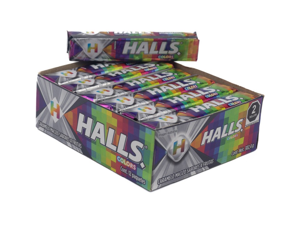 Halls Black Extra Strong Menthol Halls Negras Mexicanas 12 Pc Net 11oz ...