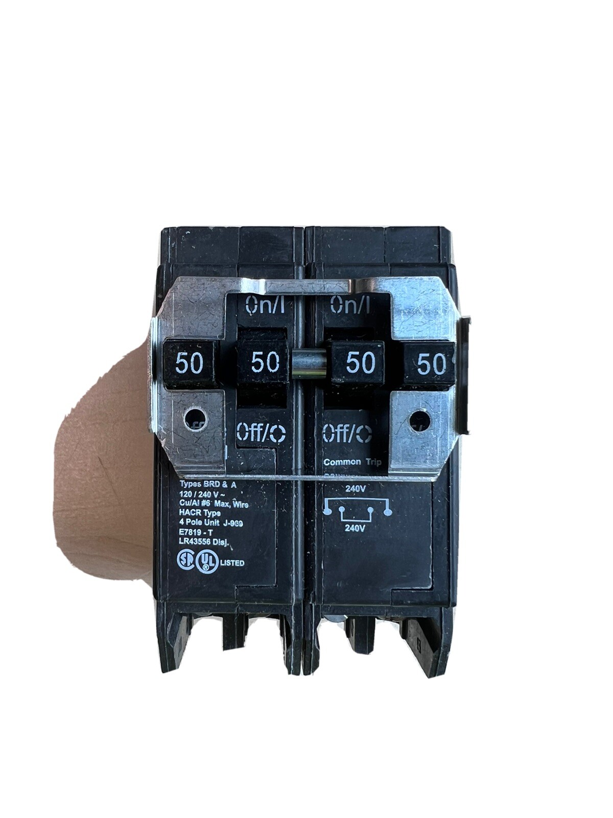 BQ250250 Eaton Cutler Hammer 50 Amp Quad Circuit Breaker BRAND NEW FREE ...