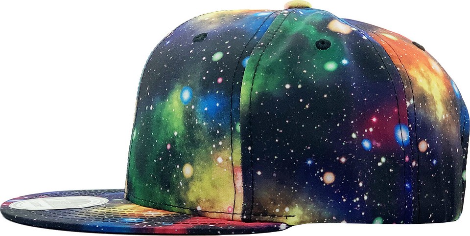 Fashion Galaxy Print Hiphop Cap Snapback Baseball Cap Adjustable Hat ...