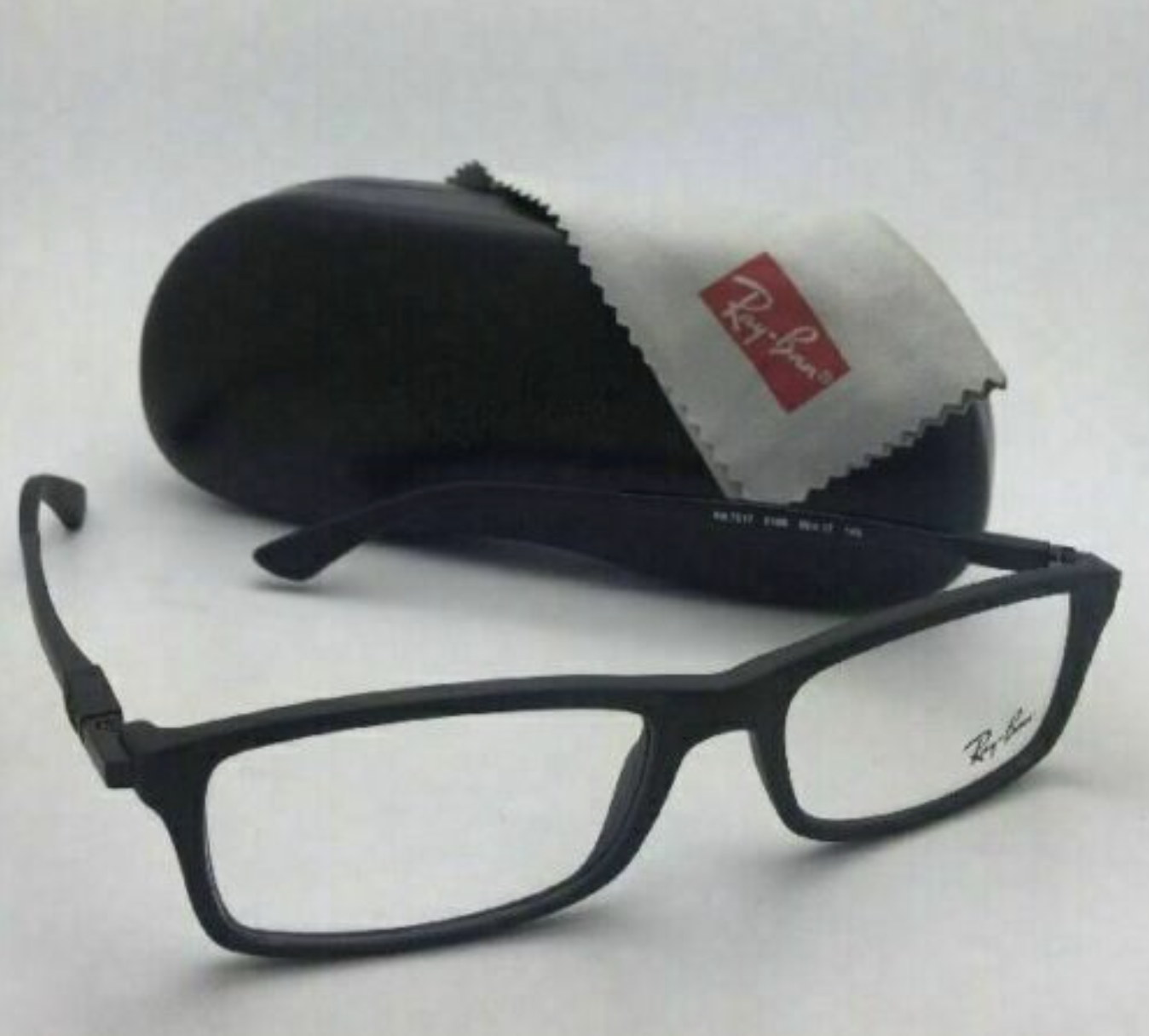 New Ray-Ban Reading Glasses RB 7017 5196 54-17 145 Matte Black Frames ...