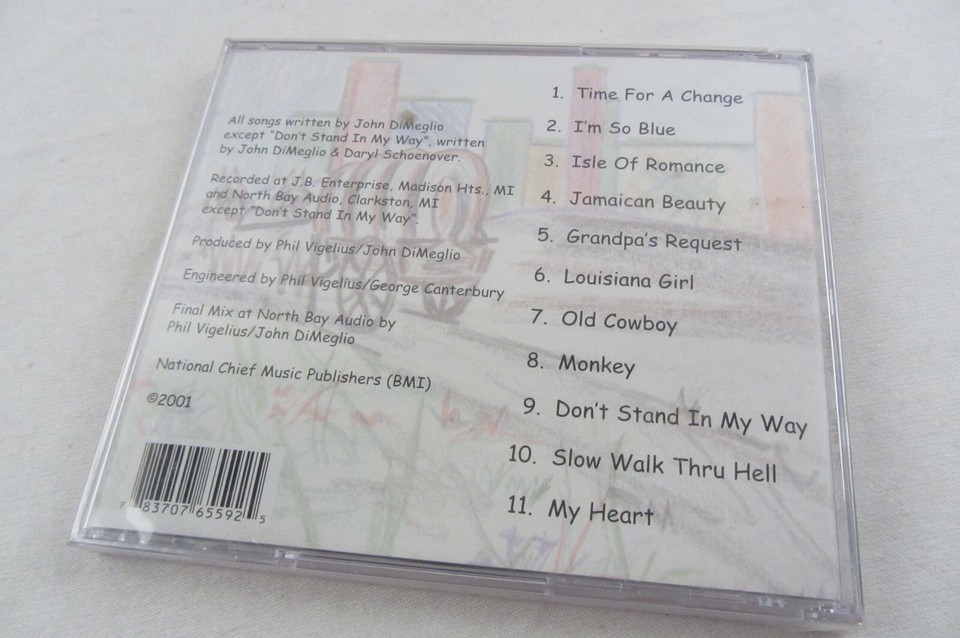 CD - TIME FOR A CHANGE J.D. Assembly, John DiMeglio, 2001, 11-tracks ...