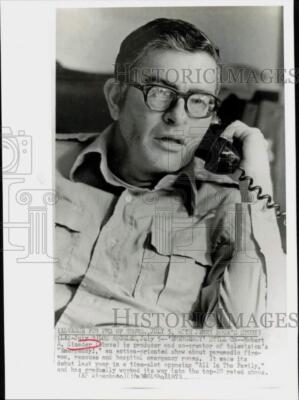 1973 Press Photo Robert Cinader, producer and co-creator of "Emergency ...