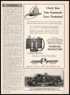1953 Stroud Township Pennsylvania Fire Department Photo Howe Trucks ...
