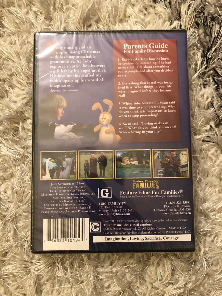 The Velveteen Rabbit (DVD) Brand New 796323171243| eBay