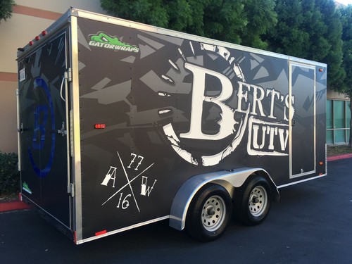 Custom Printed Vinyl Graphics Wrap 3M Trailer Truck Decal Vehicle Logo ...