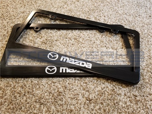 Mazda logo License Plate Frame RX8 Miata CX5 MX5 RX7 - Pair | eBay