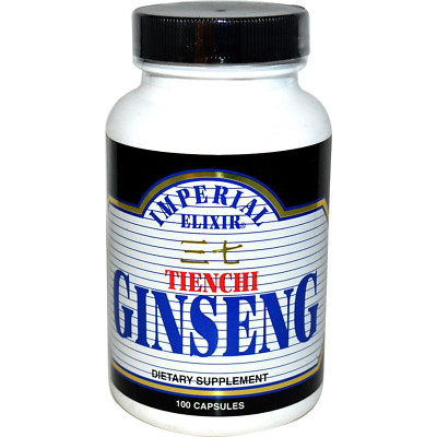 Imperial Elixir, Tienchi Ginseng, 100 Capsules (500 mg per Capsule ...