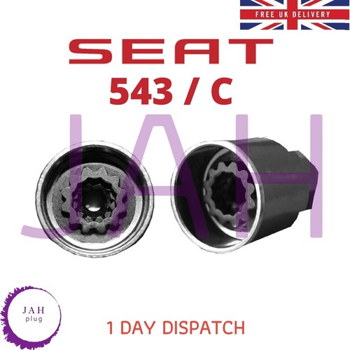 SEAT 543 / C 17mm WHEEL NUT LOCKING SECURITY BOLT KEY SOCKET, LWNK | eBay
