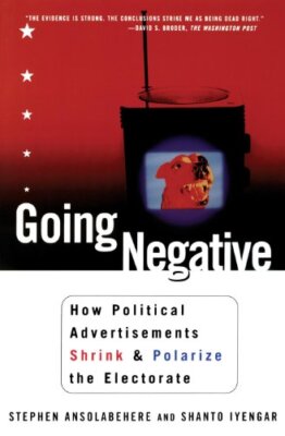 Going Negative By Stephen Ansolabehere, Shanto Iyengar 9780684837116| eBay
