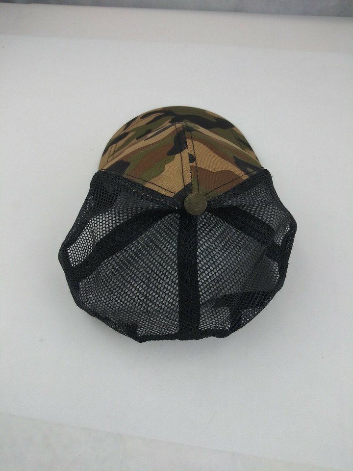 Plain Camoflage Camo Trucker Hat Baseball Hat SnapBack with no Logo | eBay