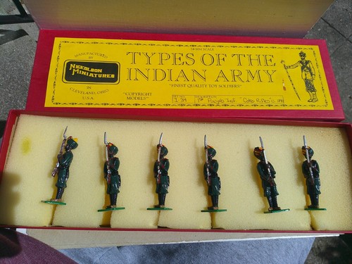 Nicholson Miniatures I-34 1st Punjab Inf. Cokes Rifles Indian Army 54mm ...