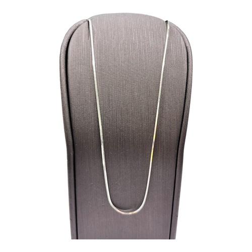 Silver 925 Italian Fine Snake Link Chain Necklace 2.20 Grams 41cm ...