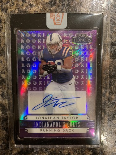 jonathan Taylor Panini Honors Auto RC 9/9 | eBay