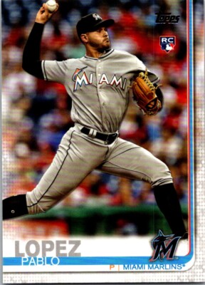 2019 TOPPS SERIES 1 PABLO LOPEZ RC MIAMI MARLINS #151 | eBay