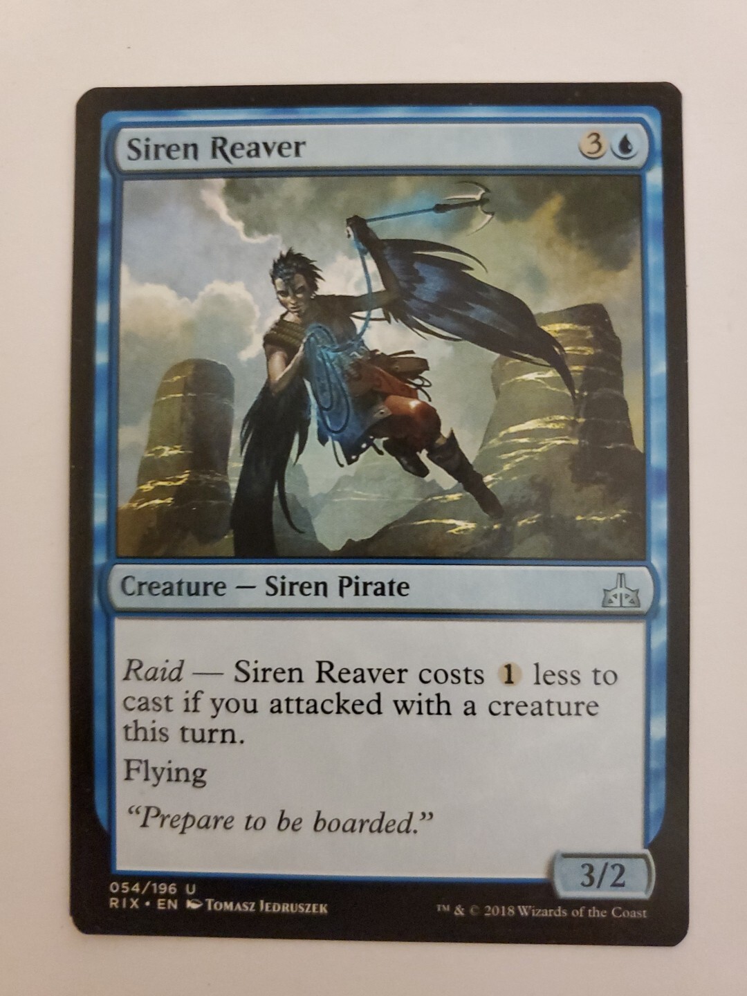 MTG Magic The Gathering Card Siren Reaver Creature Siren Pirate Blue ...