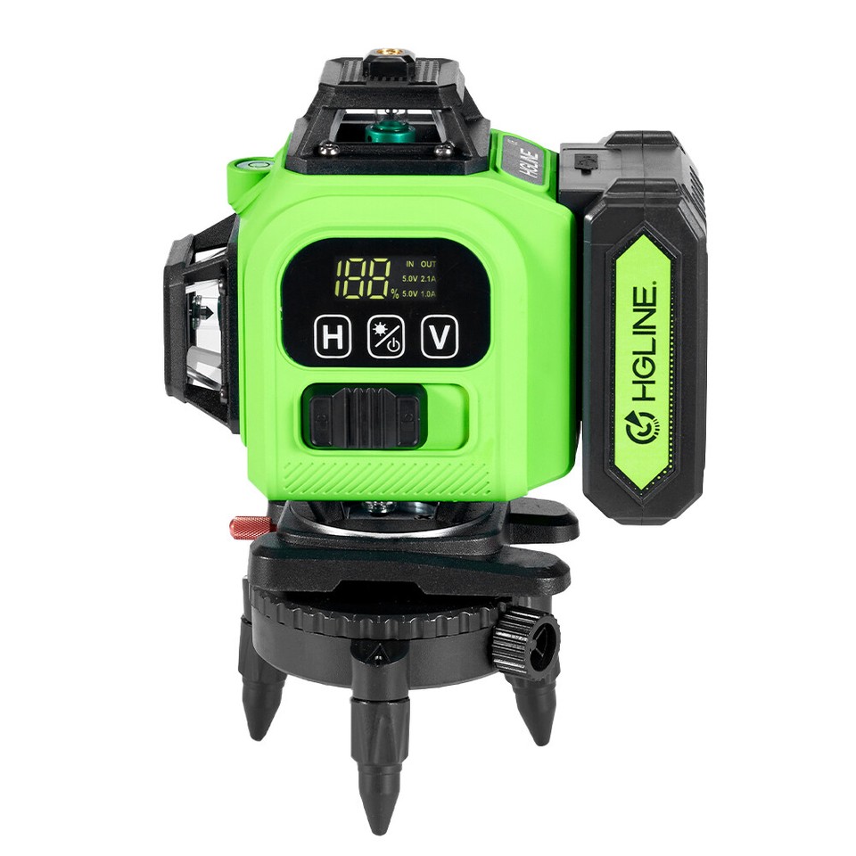 2025 4D 16 Lines Laser Level 360° Green Auto Self Leveling Rotary Cross ...
