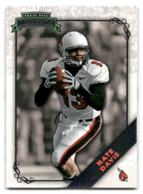 Nate Davis 2009 Press Pass Legends #3 Ball State Cardinals FOOTBALL | eBay