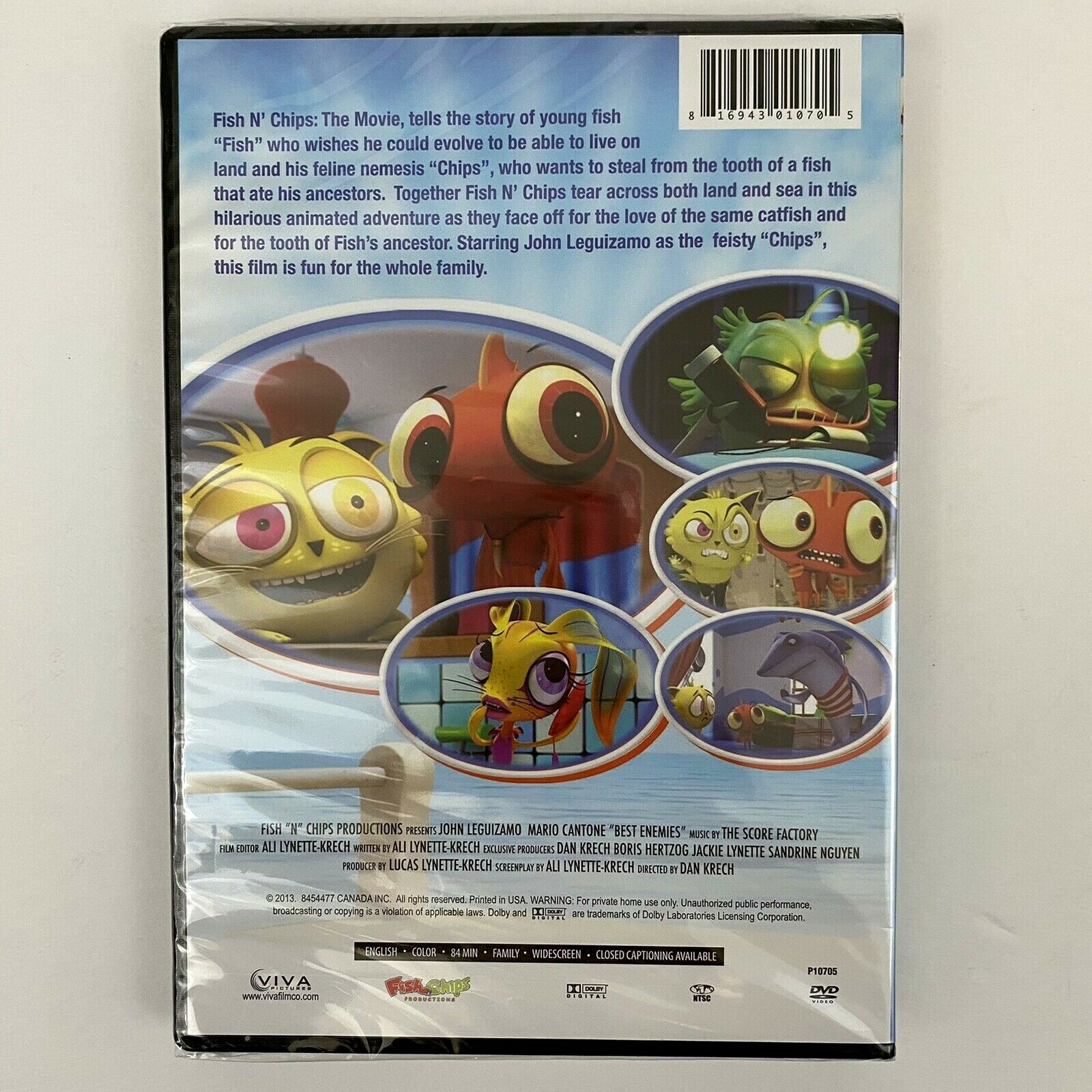 Fish n Chips: The Movie (DVD, 2013) Childrens Family Widescreen ...