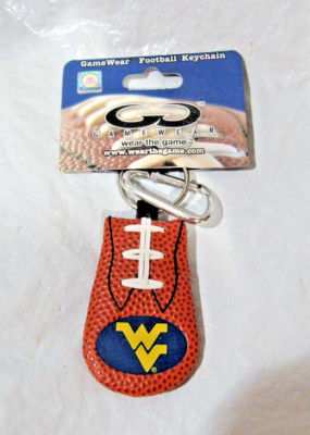 NCAA West Virginia Mountaineers Textured Keychain w/Carabiner by ...