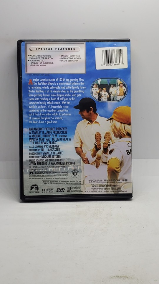 The Bad News Bears, DVD, 1976 Widescreen | eBay