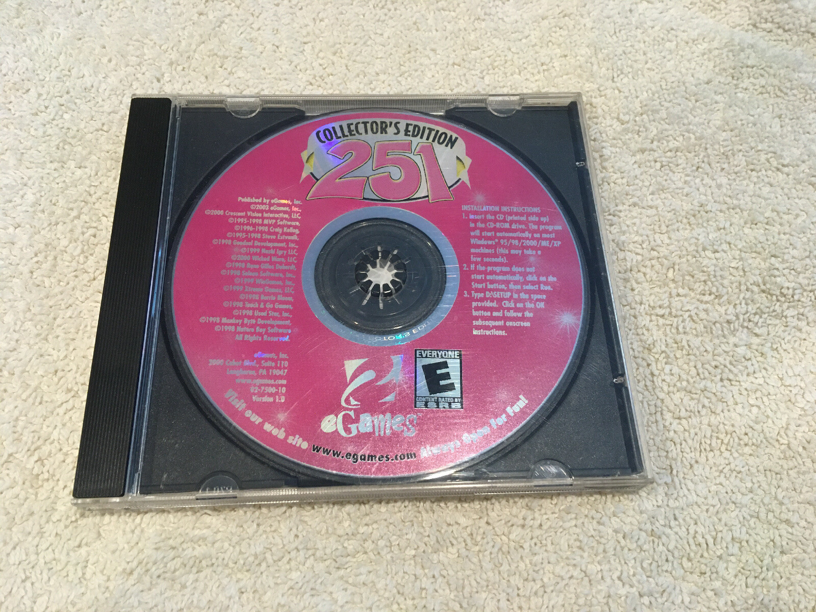 Collector's Edition: 251 Awesome Computer Pc Games (PC, 2003 ...