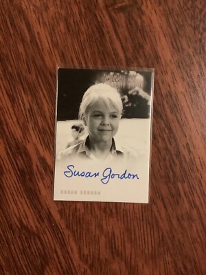 The Twilight Zone Susan Gordon Autograph Card A-86 | eBay Australia