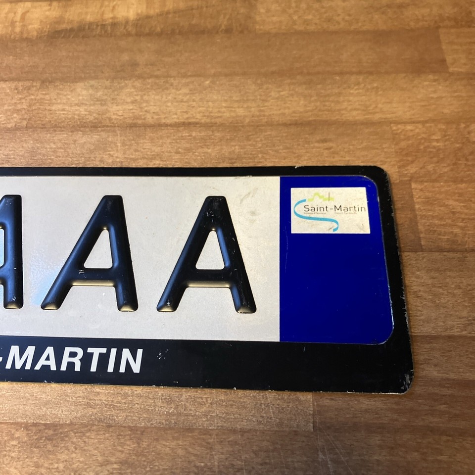St. Martin Rare Collectivite De Saint-Martin (French) Car License Plate ...