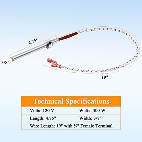 Replacement PU CHA Igniter For Englander 25 PDVC 55 SHP10 25 PDV Pellet replacement-pu-cha-igniter-for-englander-25-pdvc-55-shp10-25-pdv-pellet