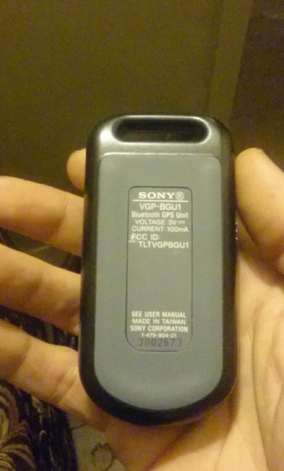 SONY VAIO BLUETOOTH PORTABLE GPS Receiver VGP-BGU1 | eBay