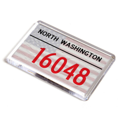FRIDGE MAGNET - North Washington, 16048 - US Zip Code | eBay UK