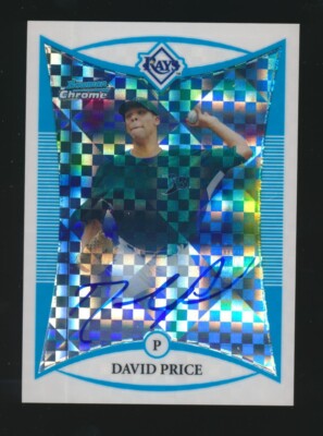 2008 Bowman Chrome Prospects AUTOGRAPHS (X-Fractor /250) -#111 DAVID ...