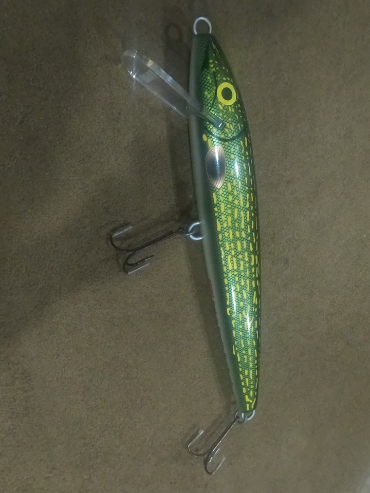 Rare Awesome Giant Northern Pike / Musky Rapala 29 Inch Fishing Display ...