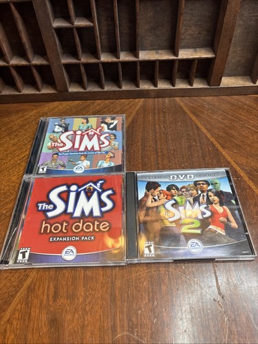 3 Game Lot PC The Sims 2 DVD Sims Hot Date Expansion Pack | eBay