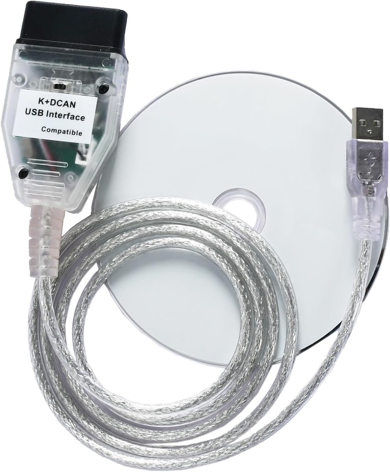 K+DCAN D-CAN KCAN KDCAN Ediabas Cable OBD OBDII and DCAN Switch OBD2 ...