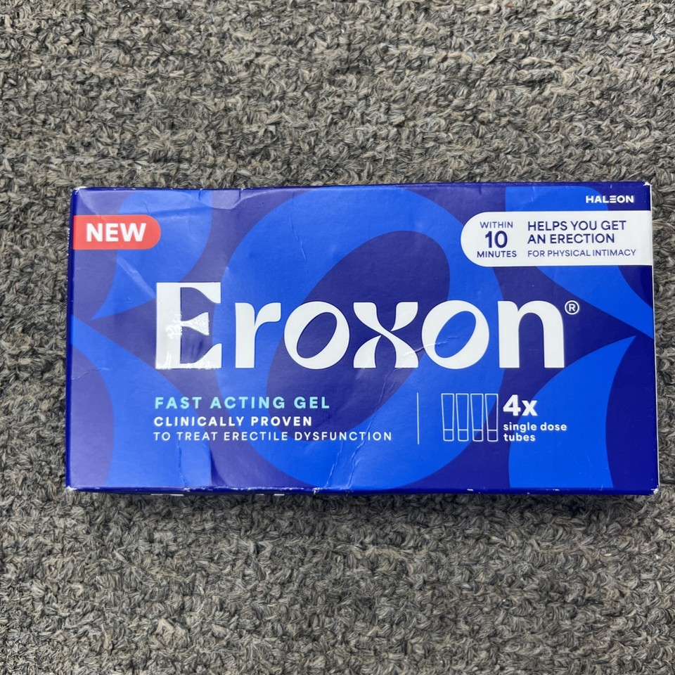 EROXON STIMGEL 4 Single Dose Tubes Erectile Dysfunction Fast Acting Gel ...