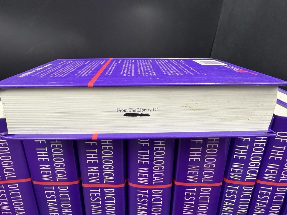 Theological Dictionary of the New Testament TDNT (COMPLETE 10 volume ...