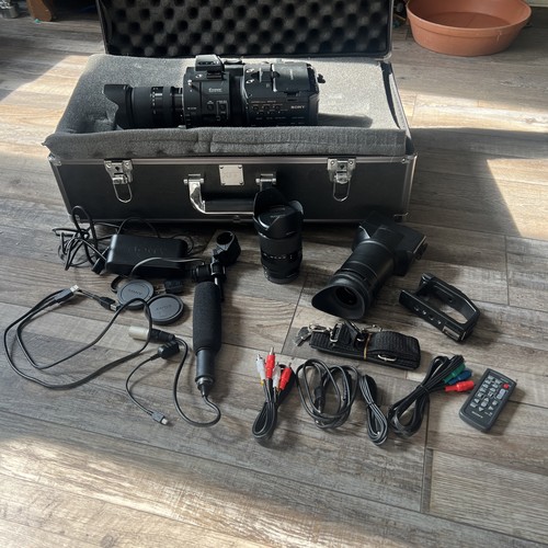 SONY NEX-FS700R SUPER 35 EXMOR PRO VIDEO CAMERA 18-200 f/3.5-6.3 ALPHA ...