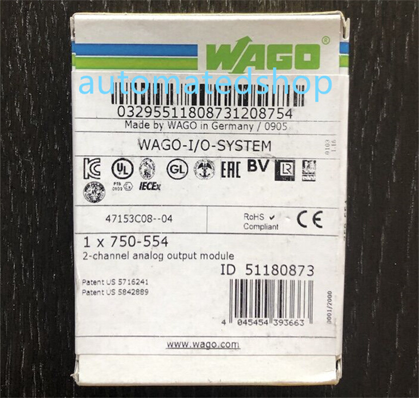 WAGO 2-channel analog output module 750-554 | eBay.de