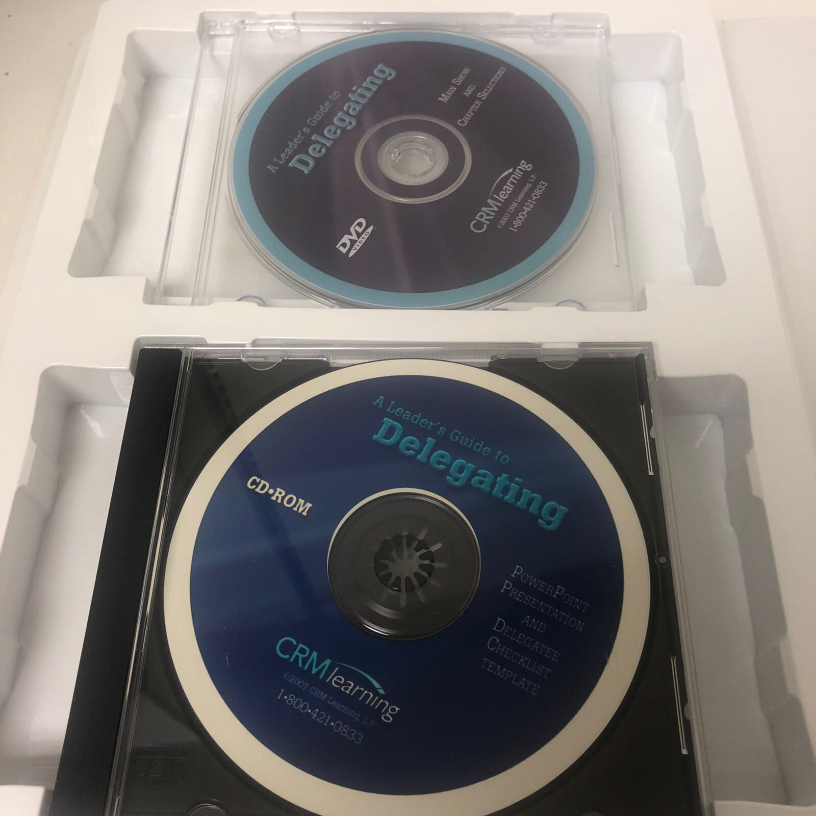 EUC A Leader's Guide To Delegating CRM Learning DVD CD-Rom MSRP $945 | eBay