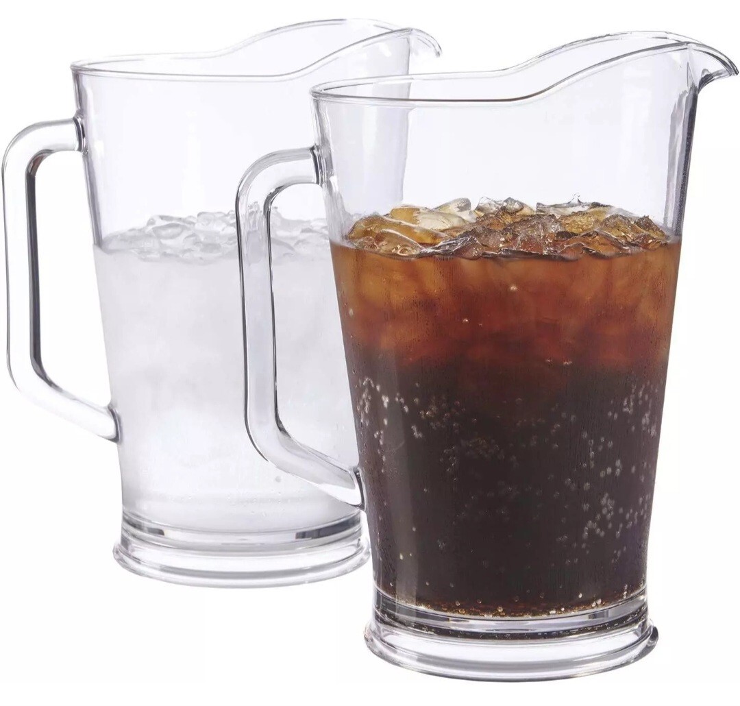 US Acrylic Bistro Clear Pitcher 64 oz Unbreakable Tritan | Set of 2 | eBay