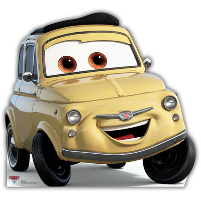 LUIGI Cars 3 CARDBOARD CUTOUT Standup Standee Poster Disney Pixar Fiat ...