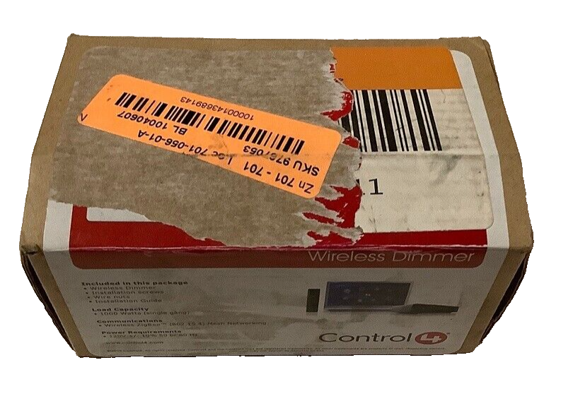 Control4 Legacy Lighting Wireless Dimmer - White (C4-DIM1-Z-WH) for ...