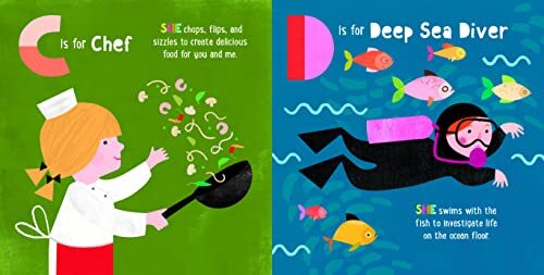 ABC for Me: ABC What Can She Be?: Girls can be anything they want to be ...