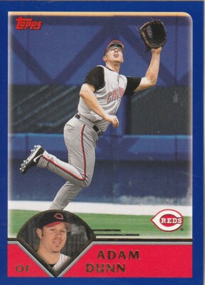 FREE SHIPPING-MINT-2003 Topps Adam Dunn #177 PLUS REDS BONUS CARDS | eBay
