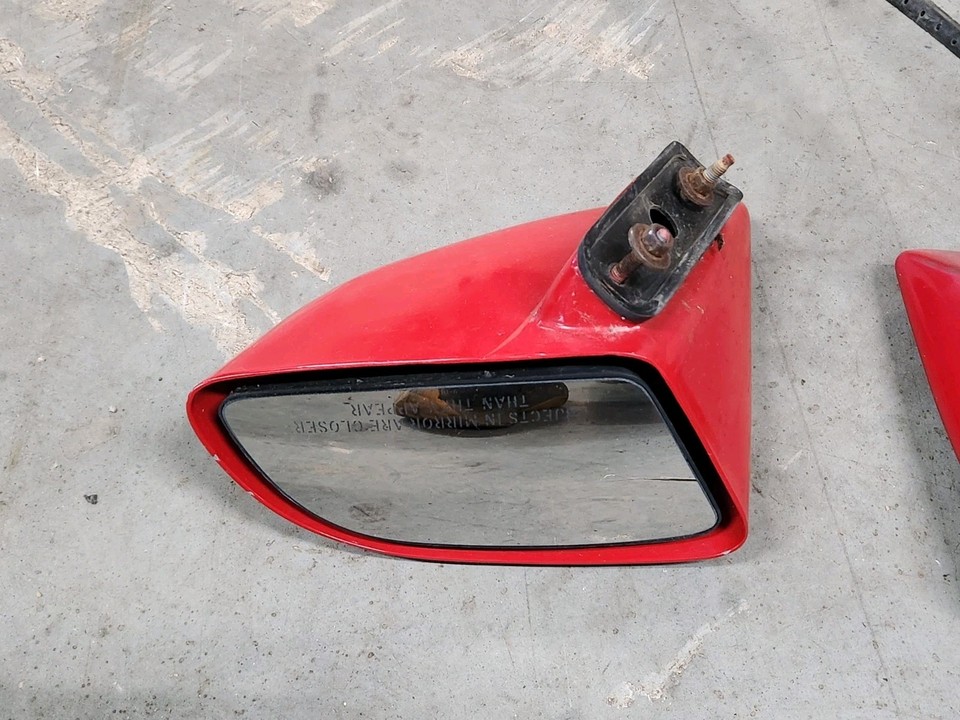 82 92 Camaro Firebird Trans Am MANUAL SPORT DOOR MIRRORS Rear View 88 ...
