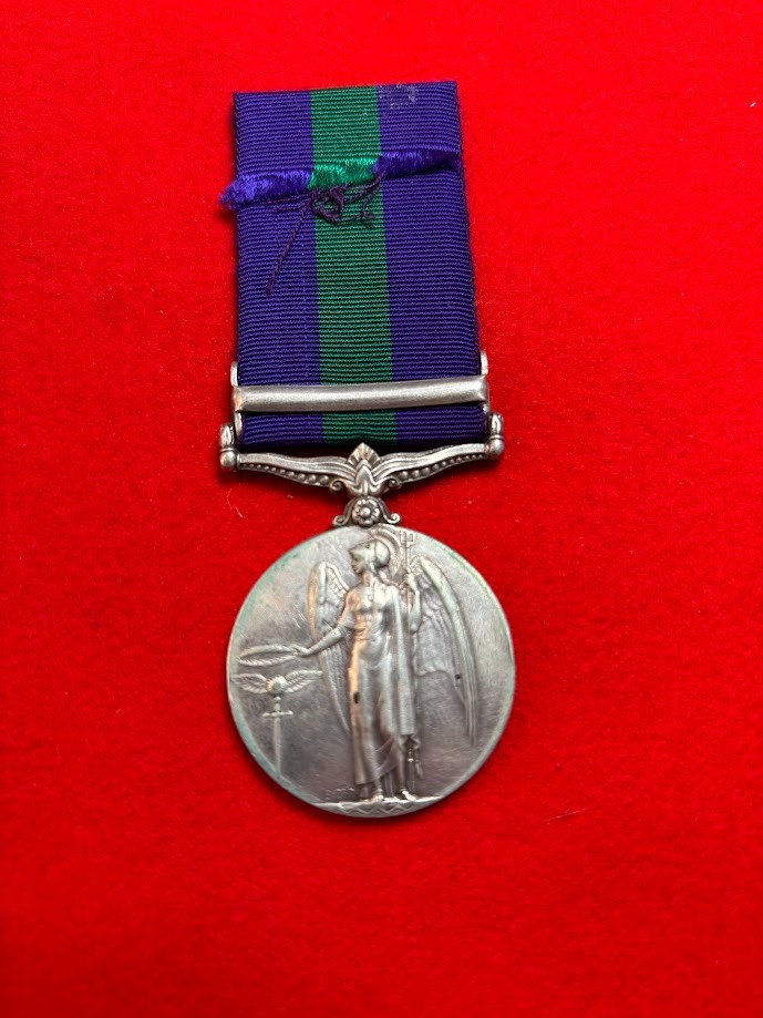 General Service Medal GV, IRAQ clasp to an Indian, Hodson's Horse 10 ...