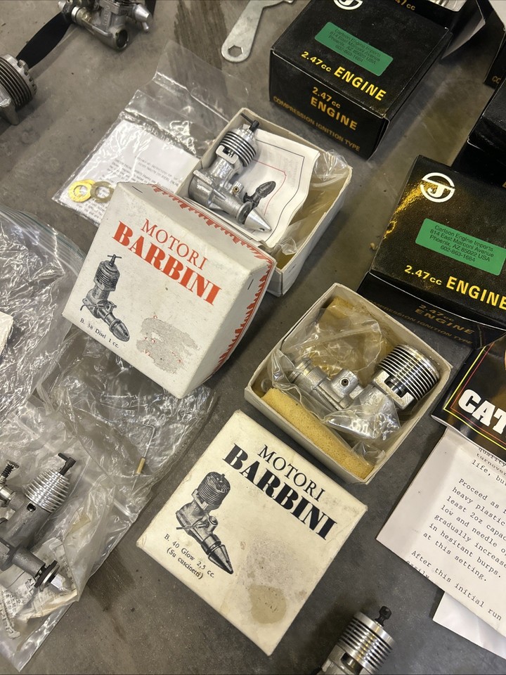 RARE vintage model plane engine lot NEW IN BOX Imported engines | eBay
