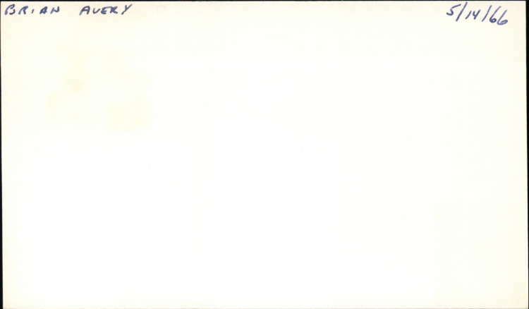 Brian Avery Actor Sleeper Signed 3" x 5" Index Card | eBay